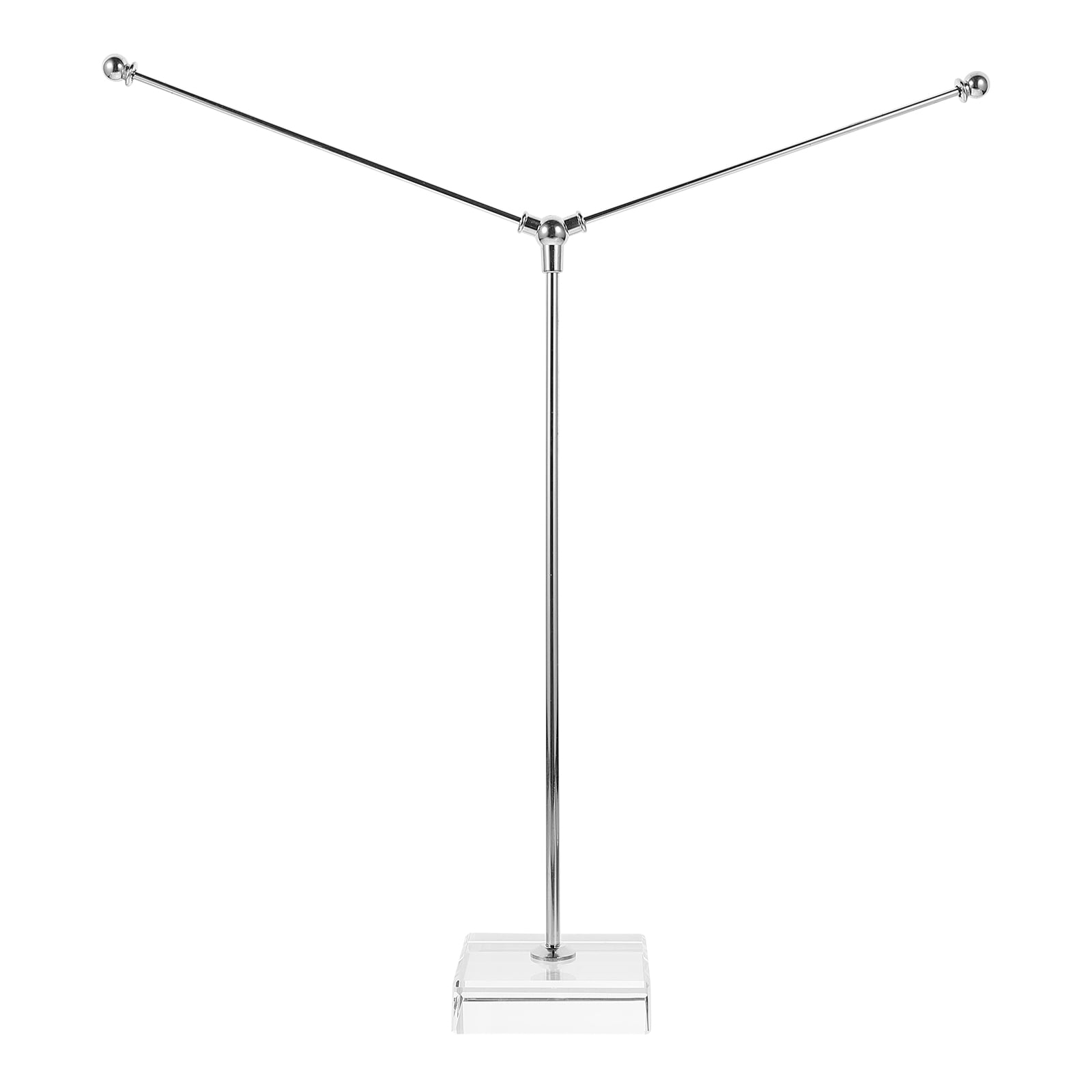 UPOUART Crystal Tabletop Flag Stand Transparent Decorative Flag Base ...