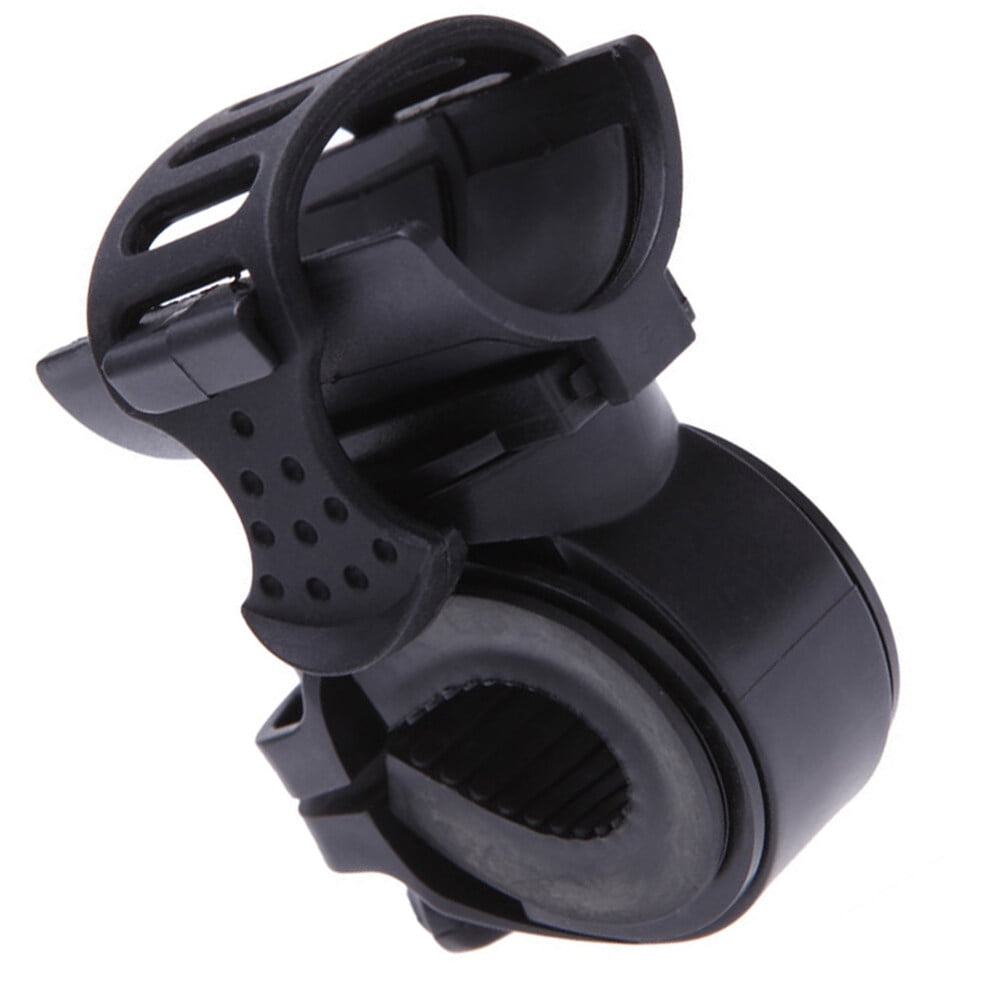 UPOUART Durable Black Rubber Bike Lamp Holder with 360 Degree Rotatable ...