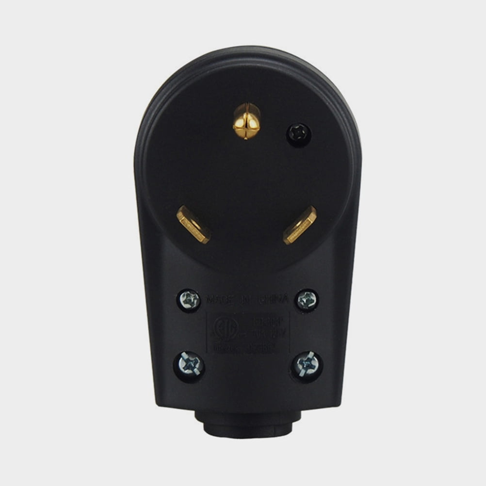 UPOUART Electric Plugs For Trailers RV Plug Black ABS 1Set 3.91X3.5in ...