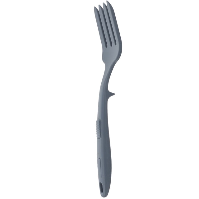 UPOUART Ergonomic Food Fork Cooking Fork Reusable Silicone Big ...