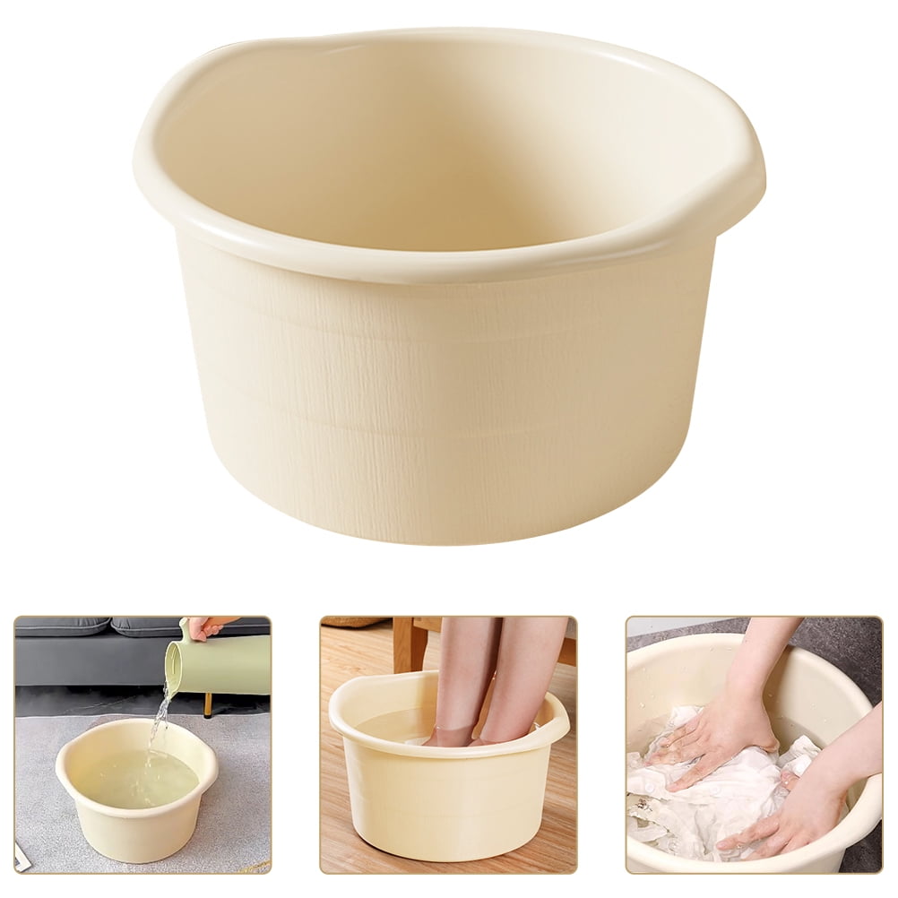 UPOUART Foot Massage Basin for Foot Soaking PP Plastic Round 1Pack ...
