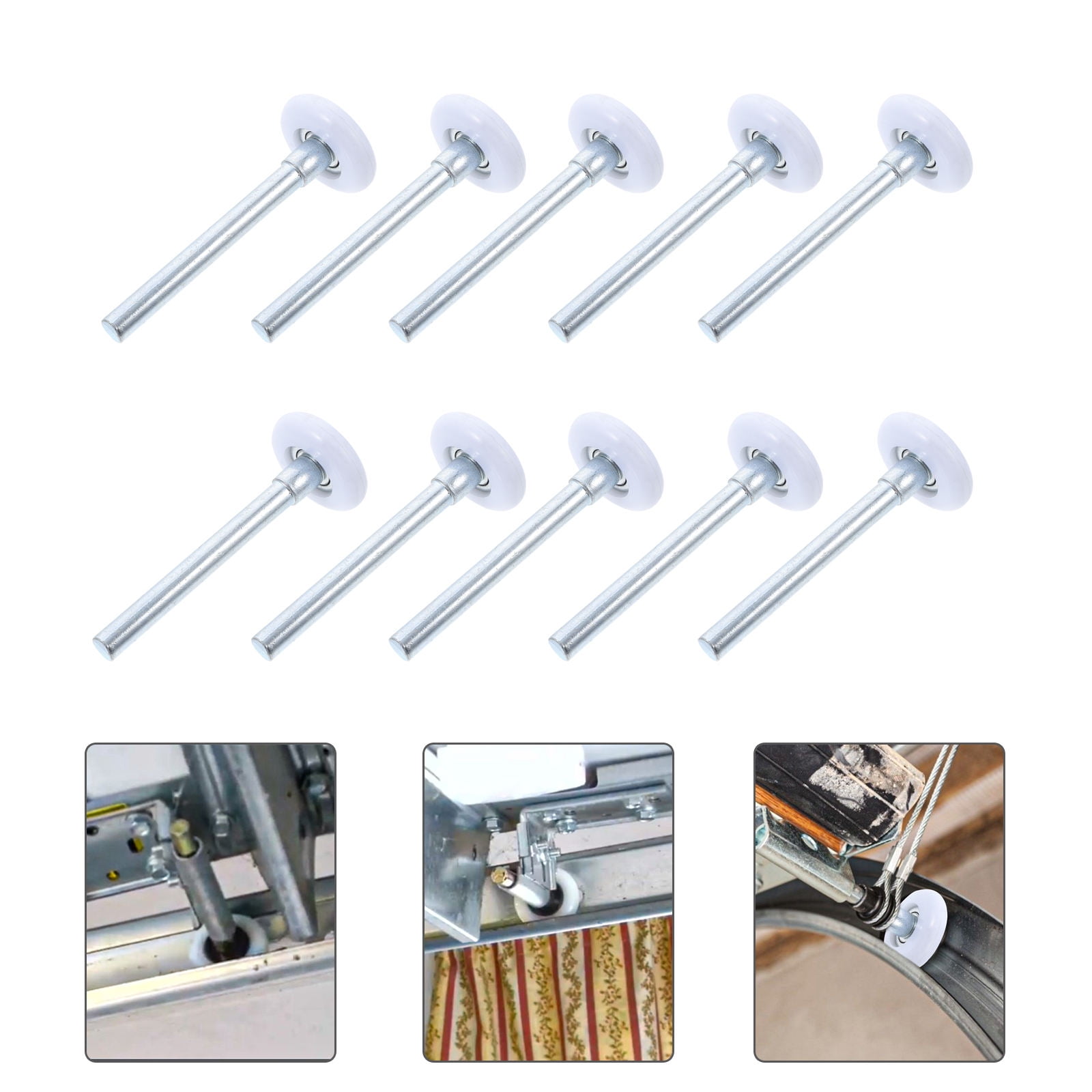 UPOUART Garage Door Rollers Smooth Glide for Yard Gate and Fence Doors ...