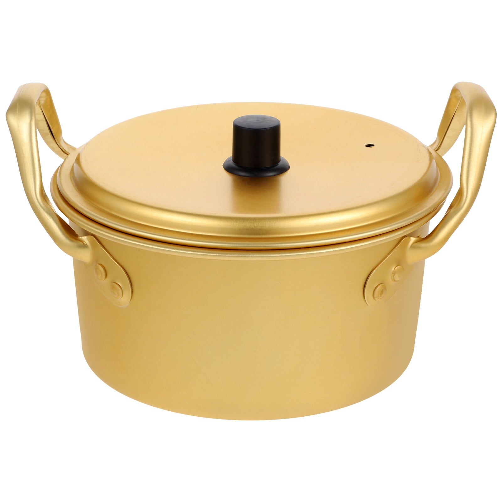 UPOUART Golden Aluminum Pots 1Pack Simple Design Soup Cooking Pot For ...