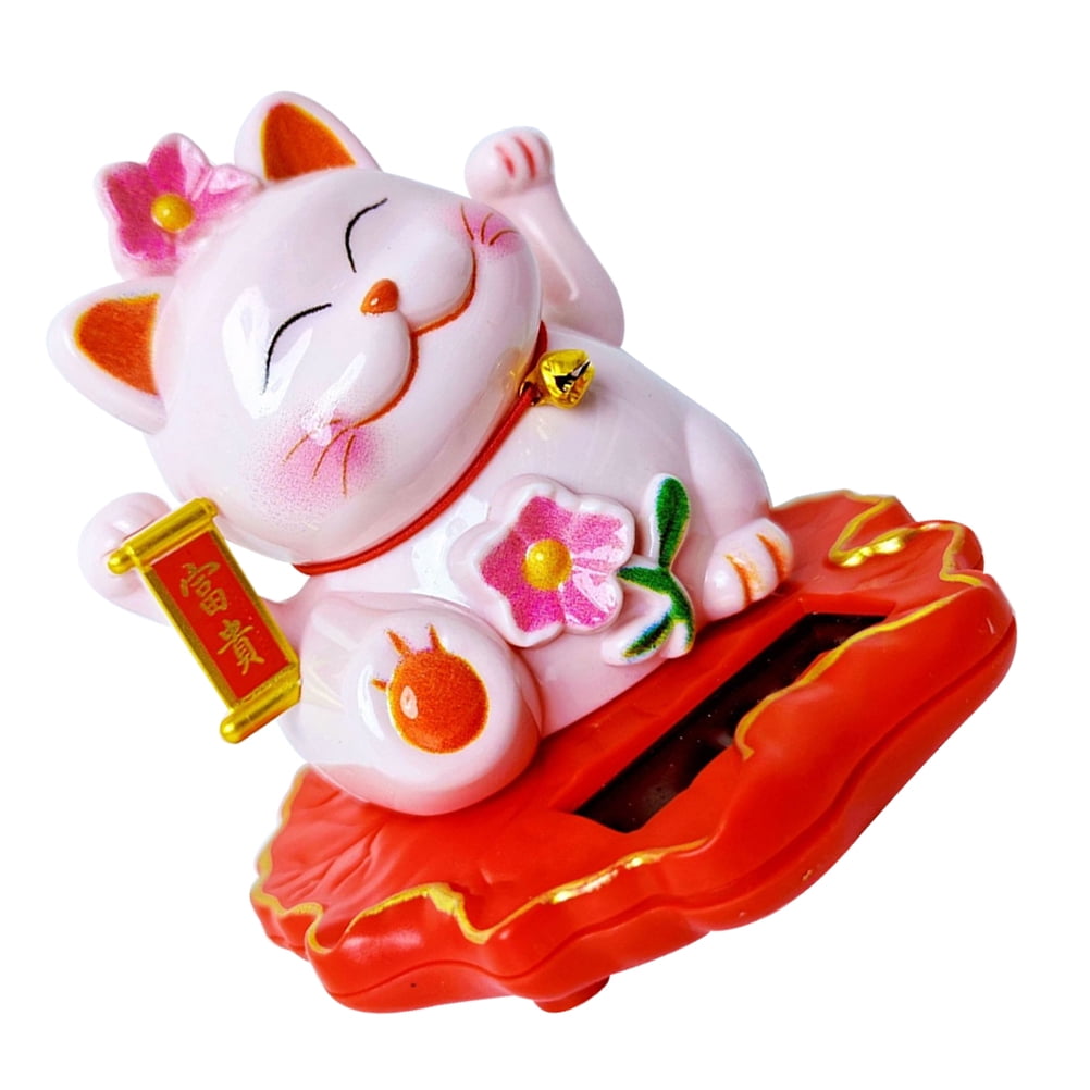 UPOUART Good Luck Cat Fortune Cat Multi Color Plastic Desktop ...