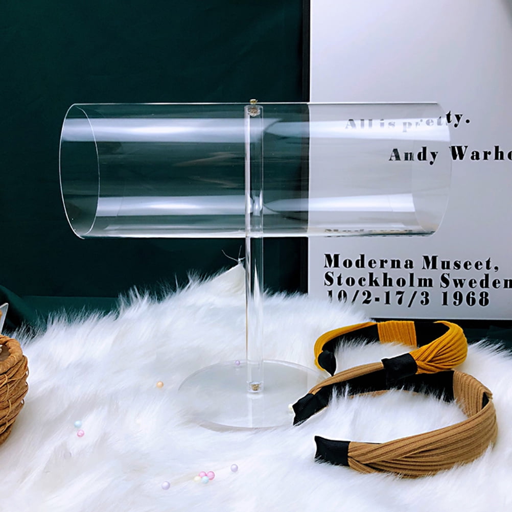 UPOUART Headband Display Stand 1Pcs Clear Acrylic Headband Organizer ...