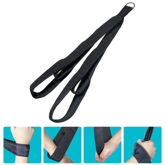 UPOUART Heavy Duty Black Tricep Rope Cable Attachment for Pull Down and ...