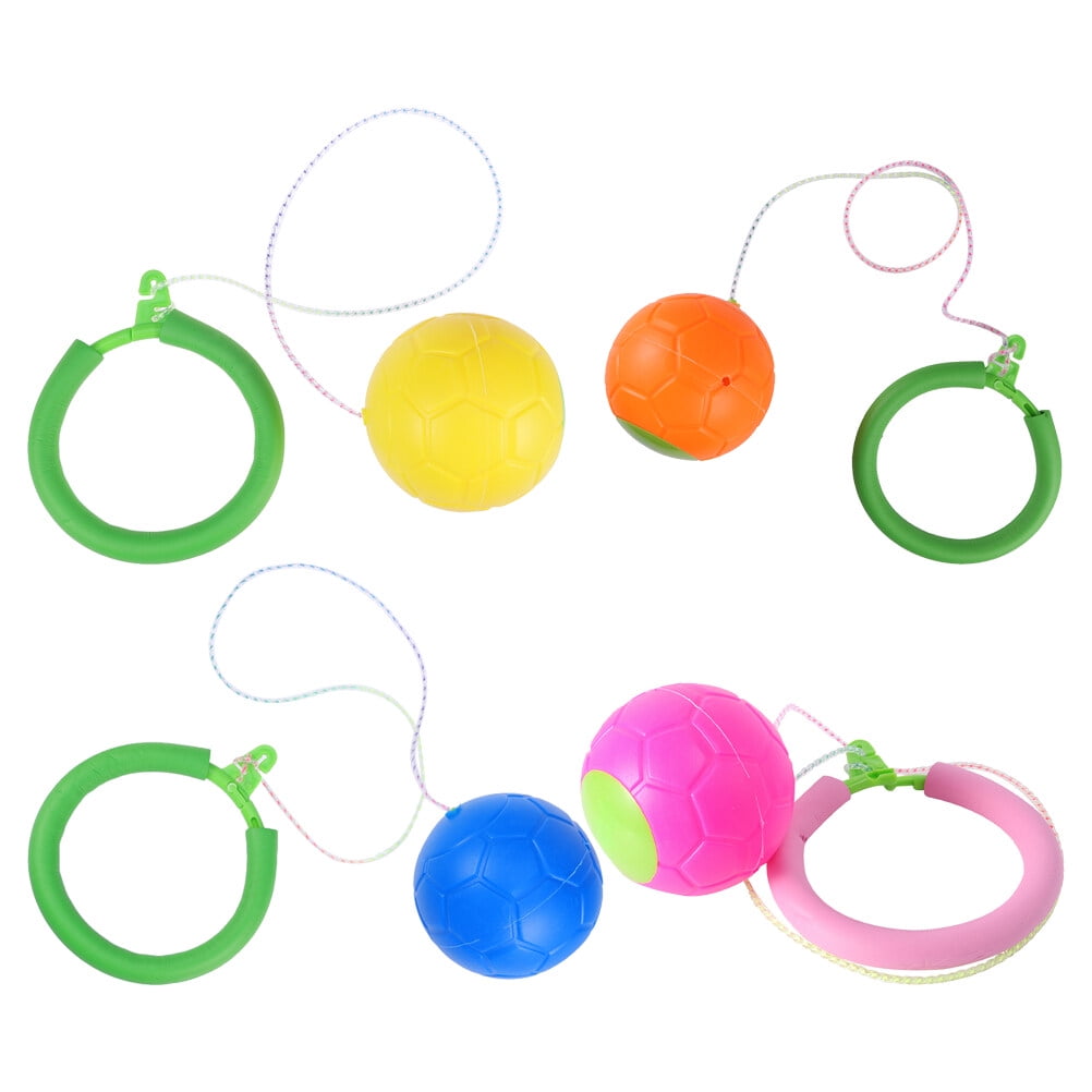 UPOUART Hop Balls for Kids Yellow Plastic 4pcs for Cardio Exercise and ...