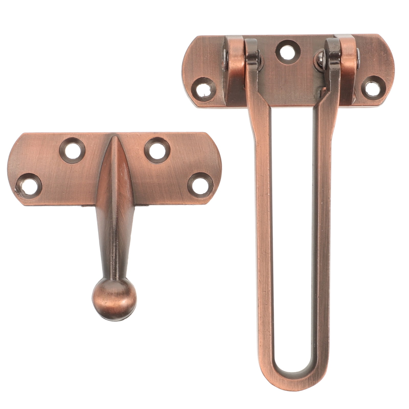 UPOUART Interior Door Lock Reinforcement Coffee Metal Security Latch ...