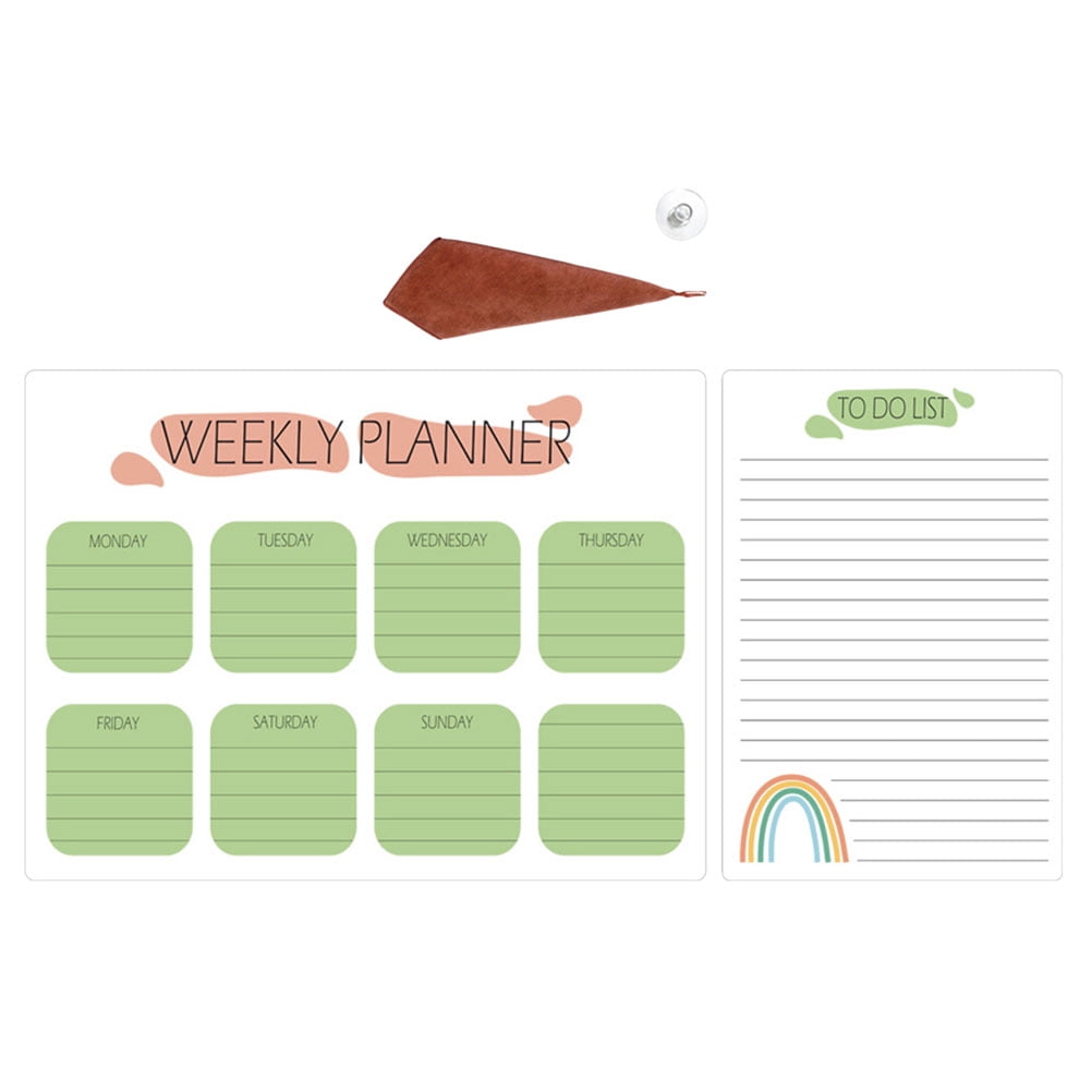 UPOUART Magnetic Schedule Plan Board for Refrigerator Magnetic Boards ...