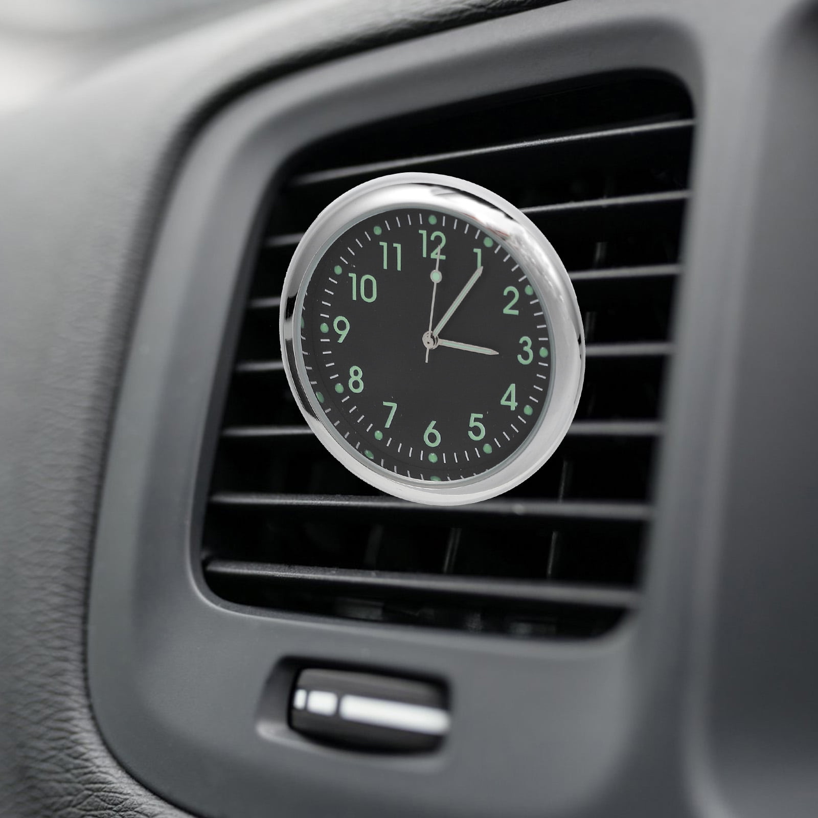 UPOUART Metal Car Clock Decorative Multi Color Stick on Clock Durable ...