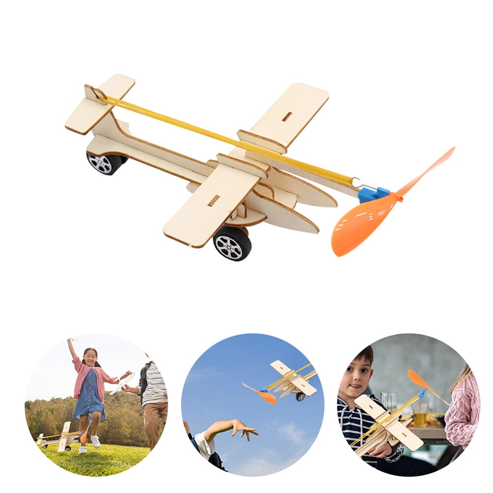 UPOUART DIY Airplane Model Kits 2 Sets Educational Toys for Kids Hand ...