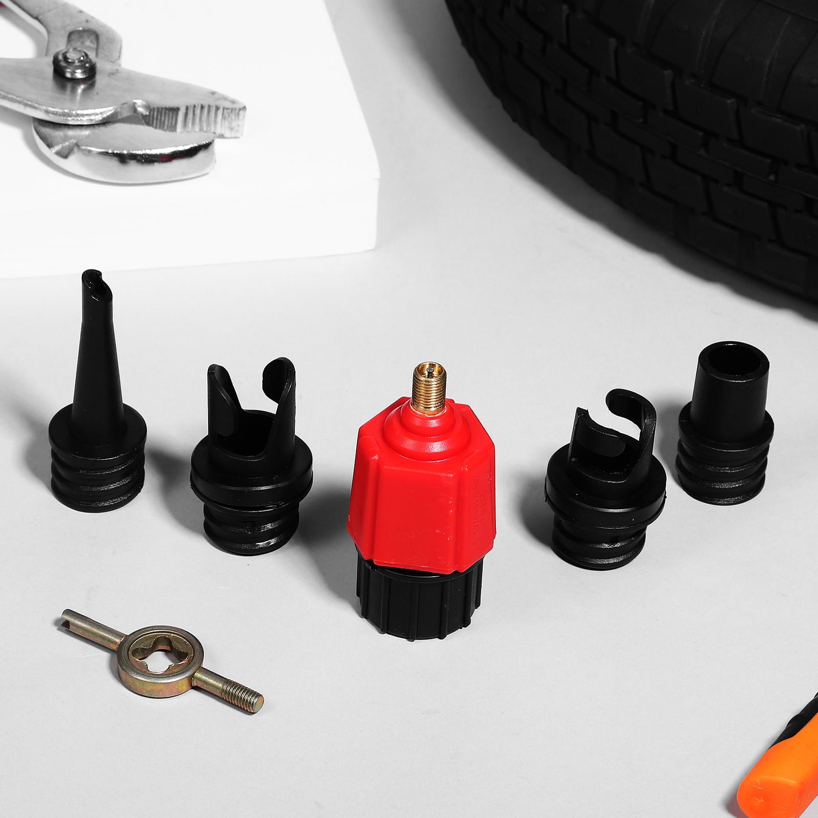 UPOUART Air Valve Adapter Compact 1Set 3.77X1.38X1.38in - Walmart.com