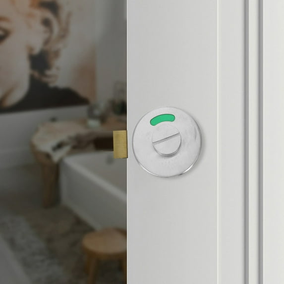 UPOUART Bathroom Occupied Lock Indicator Shower Door Lock Latch Copper ...