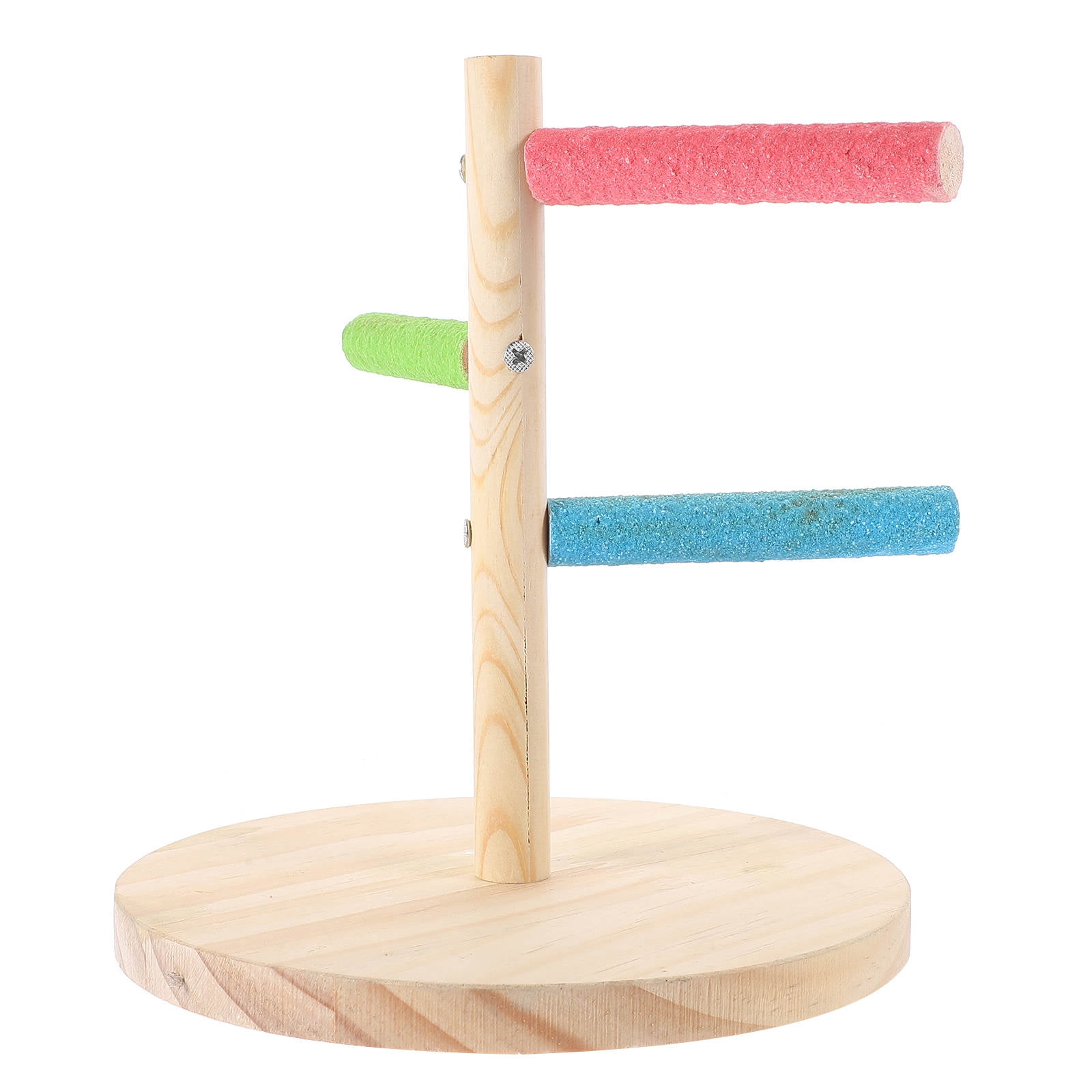 UPOUART Parrot Perch Stand Desktop Bird Stand Multi Wooden for ...