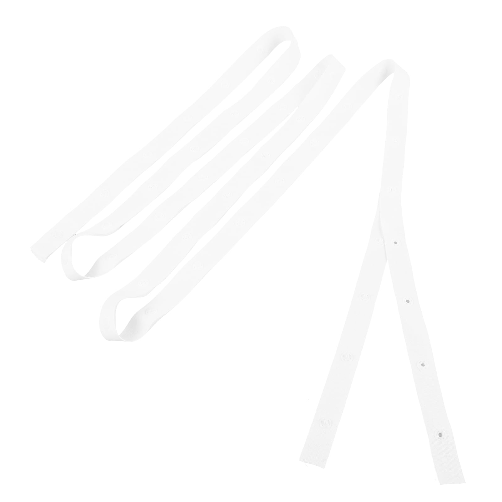 UPOUART Plastic Sewing Snap Button Strap White for Clothes with ...