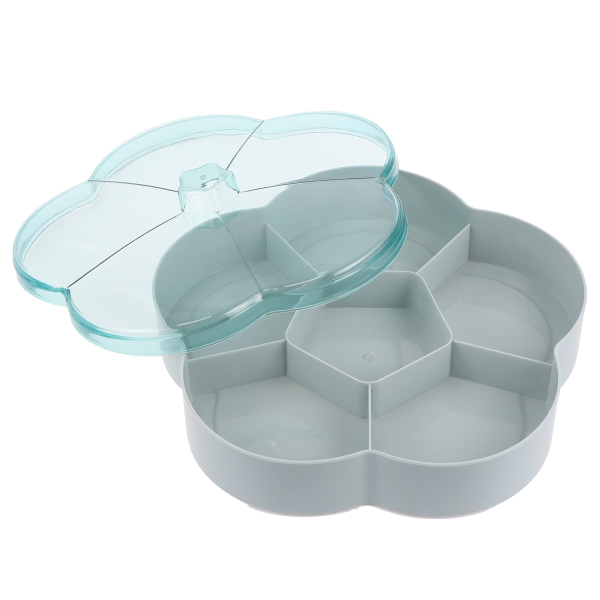 UPOUART Green Plastic Snack Platter Dish for Home Use, Candy and Nut ...