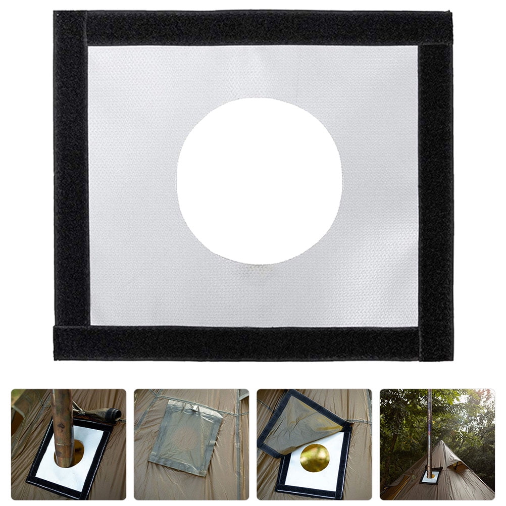 UPOUART Practical Fiberglass Stove Jack 1Pcs for Campers with Heat ...