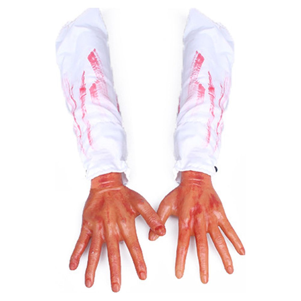 UPOUART Prop Simulation Broken Hand Latex 1Set 23*4in - Walmart.com