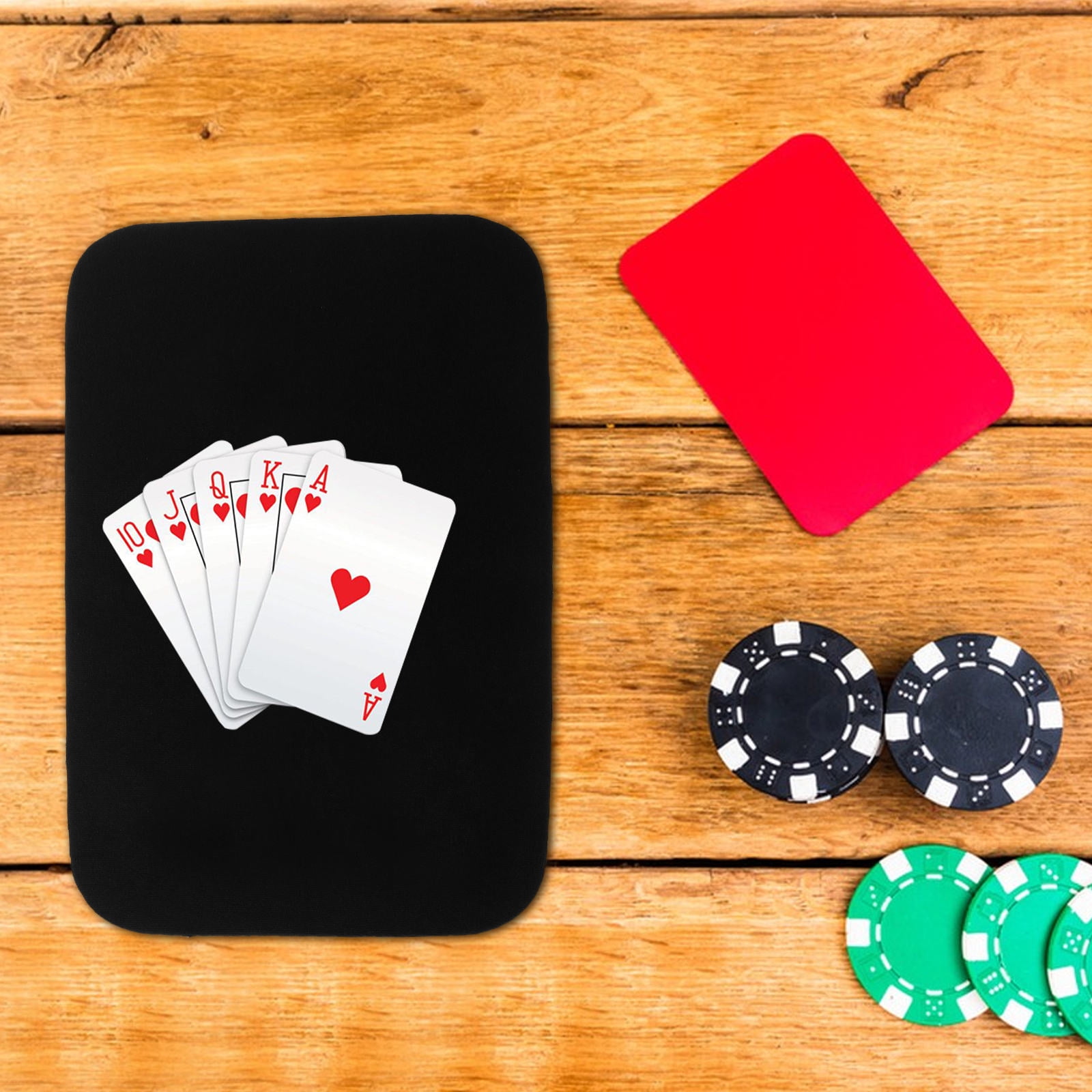 UPOUART Game Table Mat Magician Card Mat Black 1Pack Rectangular Cloth ...