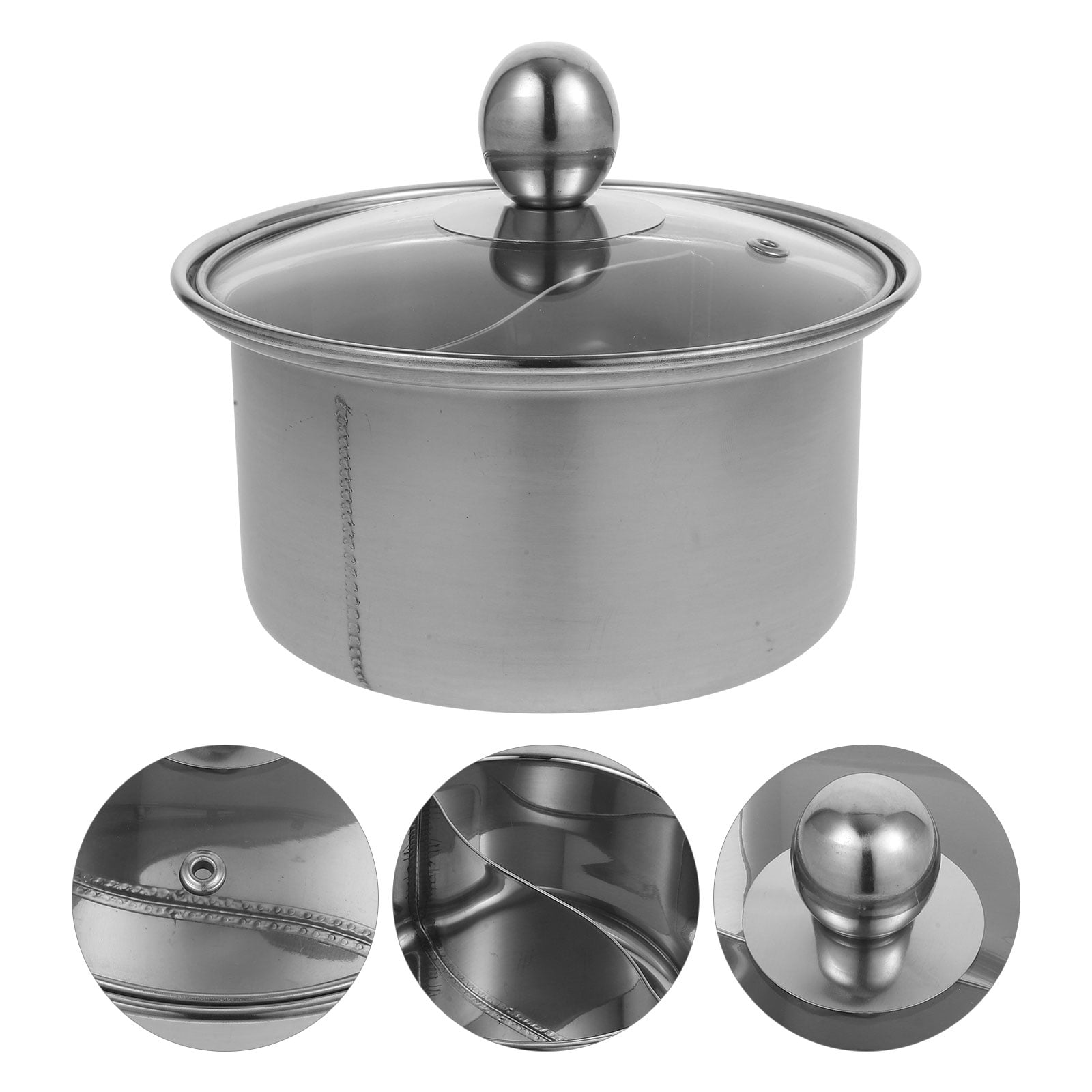 UPOUART Ramen Noodle Cooking Pot with Lid for Induction Cookers Perfect ...