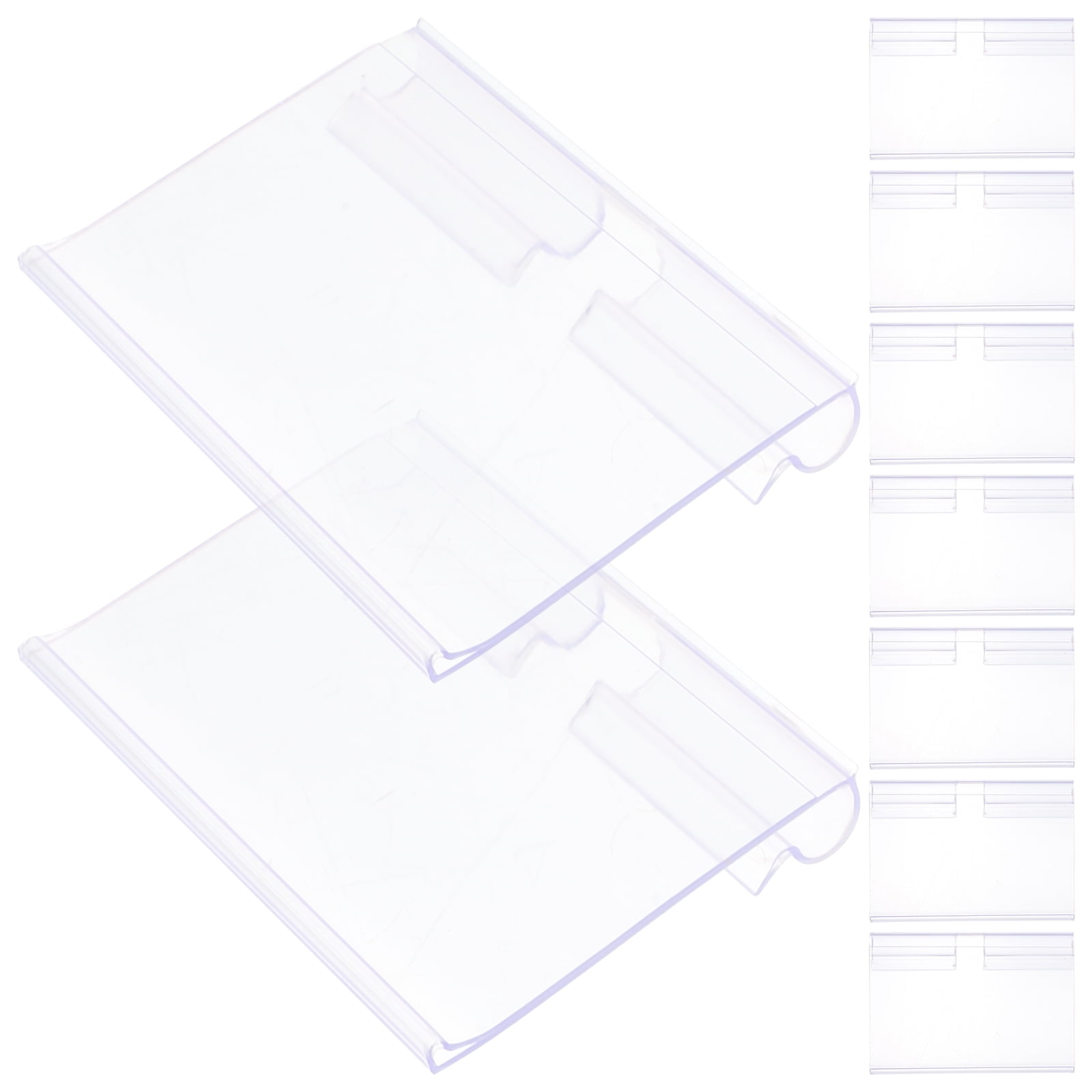 UPOUART Shelf Sign Holder 50Pcs for Price Tags in Supermarkets and ...