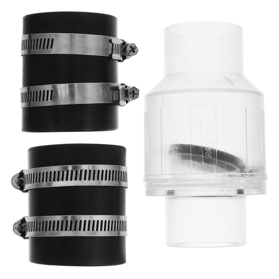 UPOUART Sump Pump Check Valve with Silent Operation Plastic and Iron ...