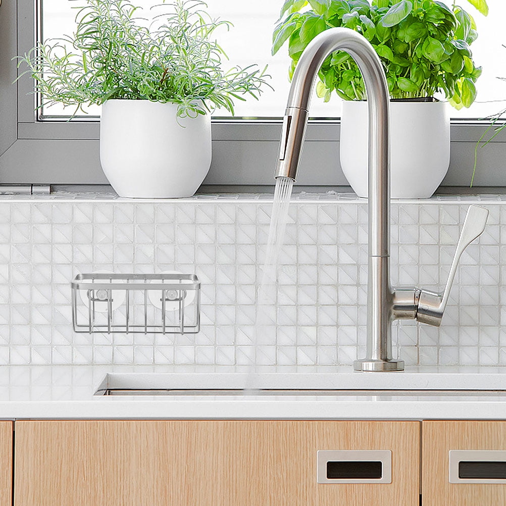 UPOUART Kitchen Sponge Tray Stainless Steel Kitchen Accessories 1Pcs 5 ...