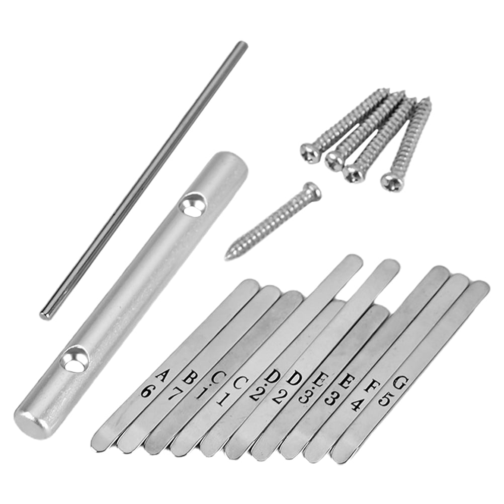 UPOUART 1 Set Thumb Piano Keys Kit Kalimba Keys DIY Compact Steel for ...