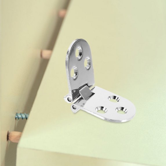 UPOUART Silver Aluminum Alloy Folding Table Hinge Durable Replaceable ...