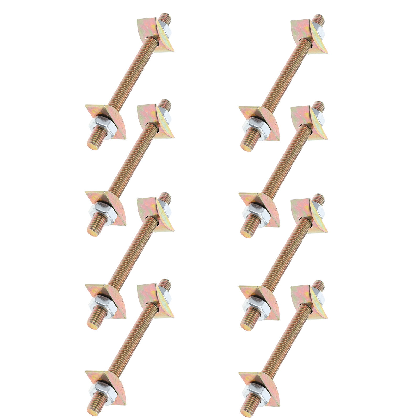 UPOUART Stainless Steel Bed Frame Hardware Connector Kit 8PCS Heavy ...