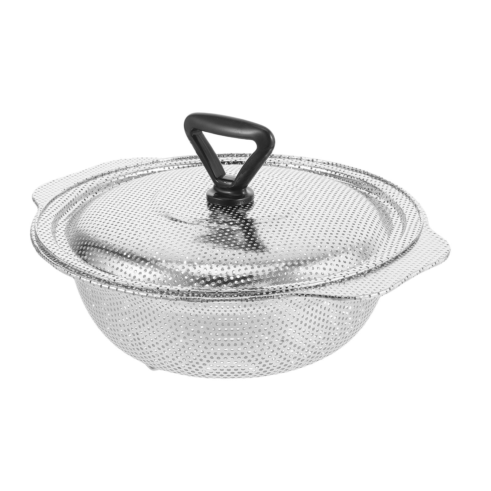 UPOUART Stainless Steel Vegetable Basin with Lid Ultra Fine Holes for ...