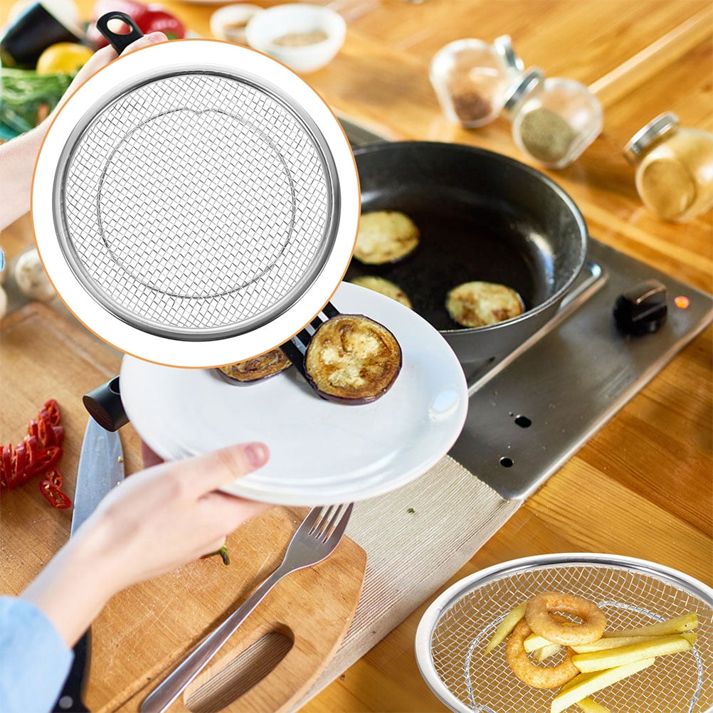 UPOUART Strainer Tray Mesh Cooking Basket For Straining Oil Pasta And ...
