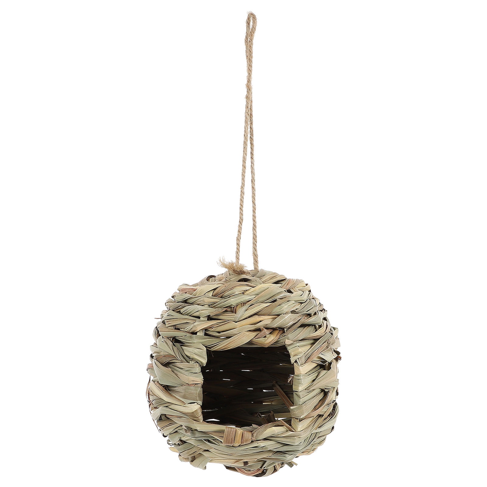 UPOUART Straw Woven Bird Nest Natural Hanging House Comfortable Safe ...