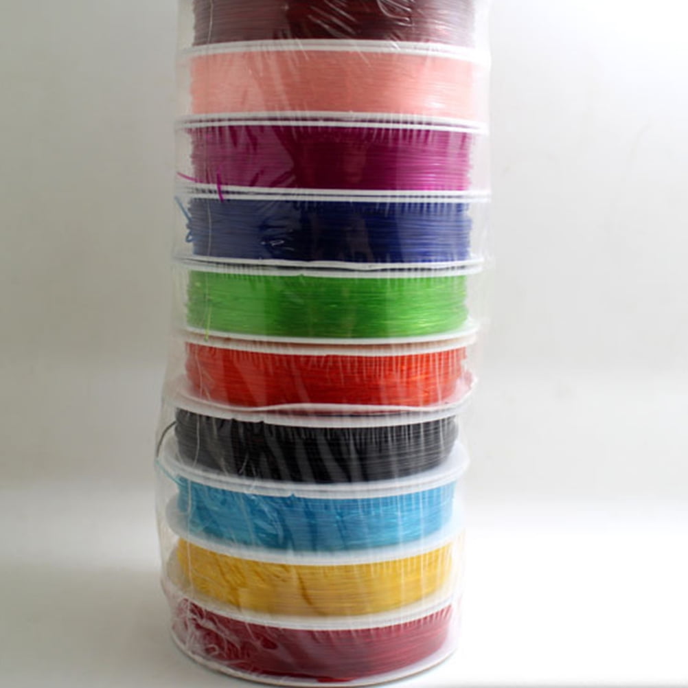 UPOUART Strong Elastic Cord Beads String Assorted Color for Jewelry DIY ...