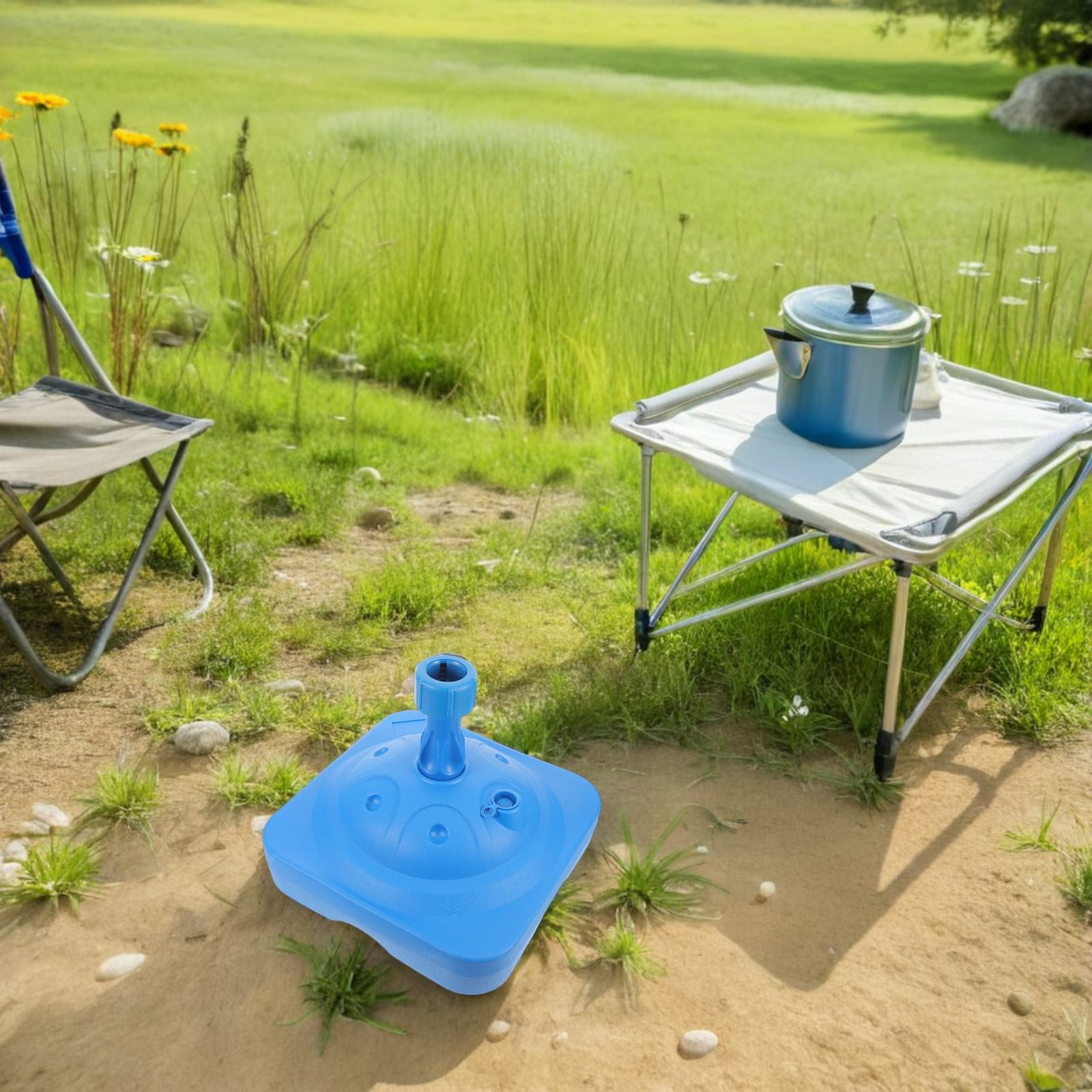UPOUART Water-Filled Flagpole Base for Outdoor Gardens, Easy to ...