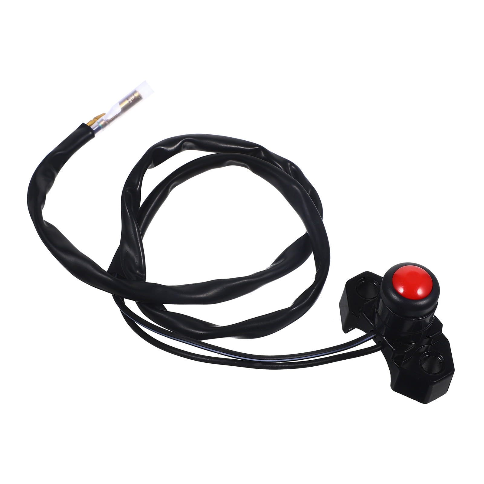 UPOUART Switch Handlebar for Motorcycle with Push Button Function Red ...