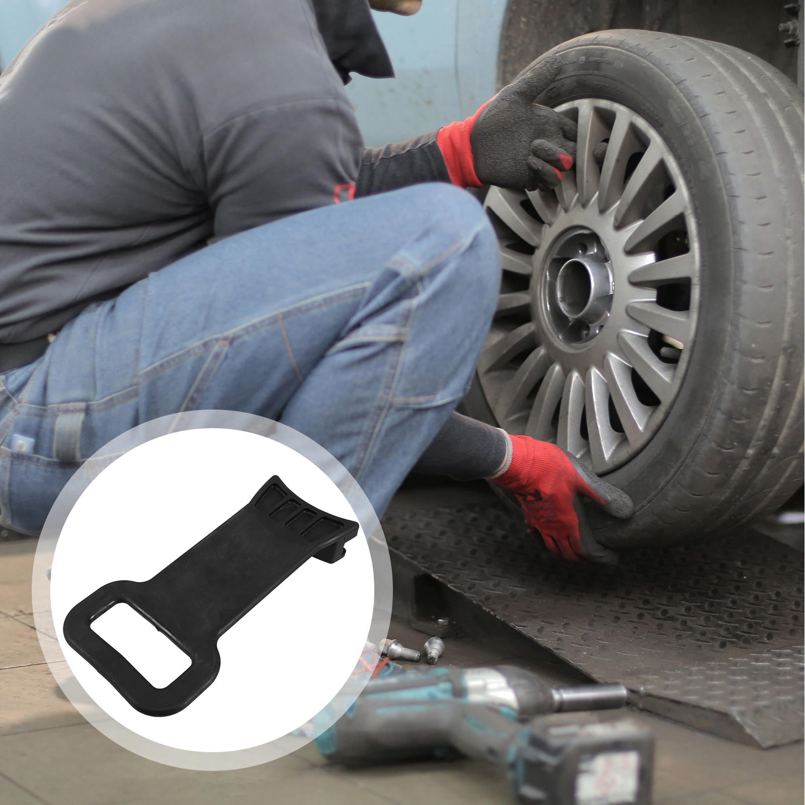 UPOUART Tire Mount Demount Tool 1Set in Black Plastic for Automotive ...