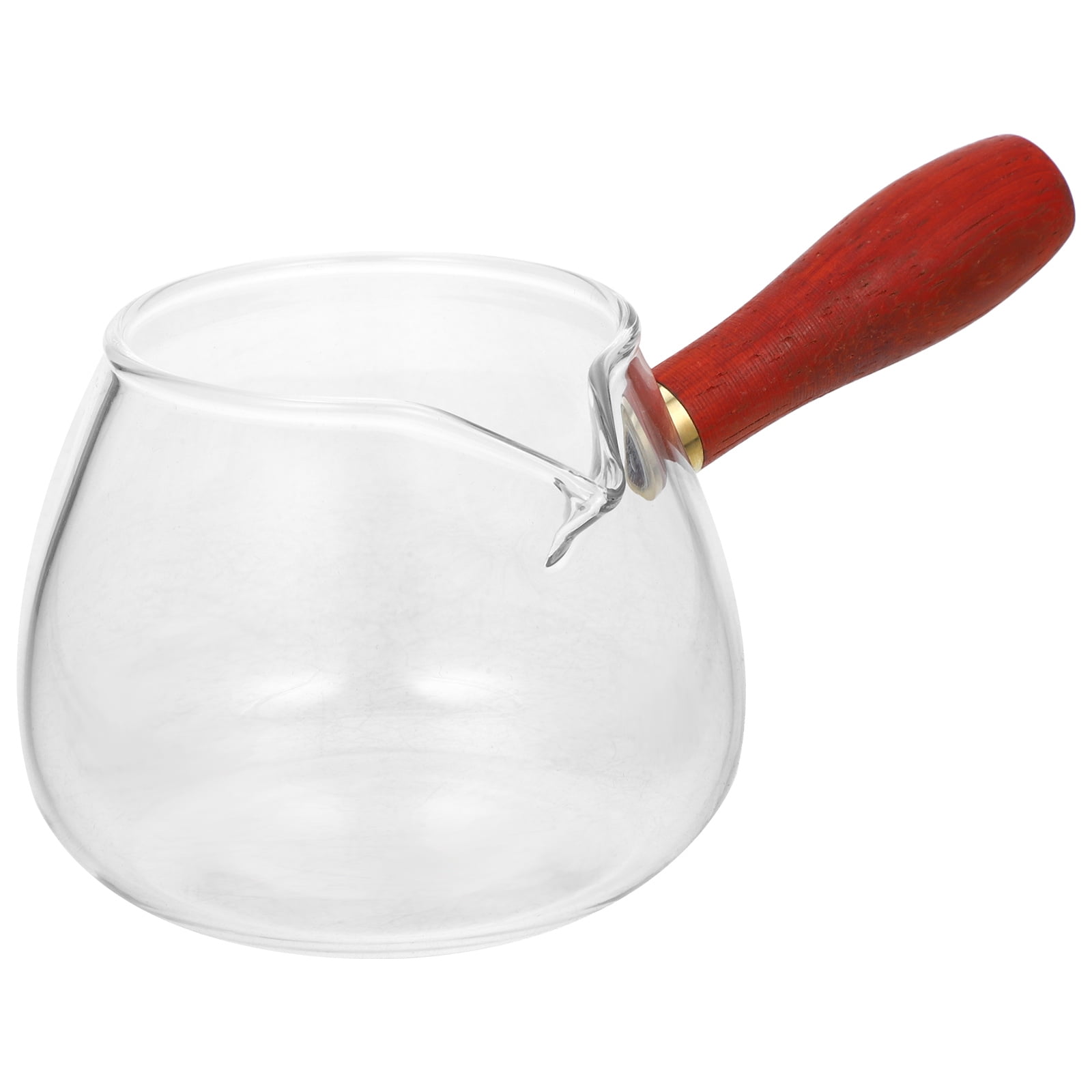 UPOUART Transparent Tea Dispenser With Handle Heat Resistant Glass ...