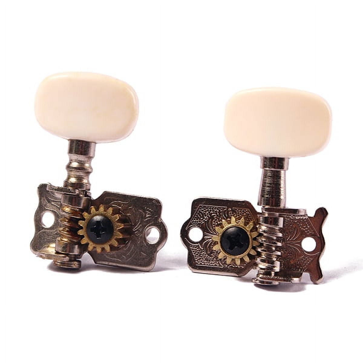 UPOUART Ukulele Tuner Button for 4-String Guitar with Plated Metal and ...