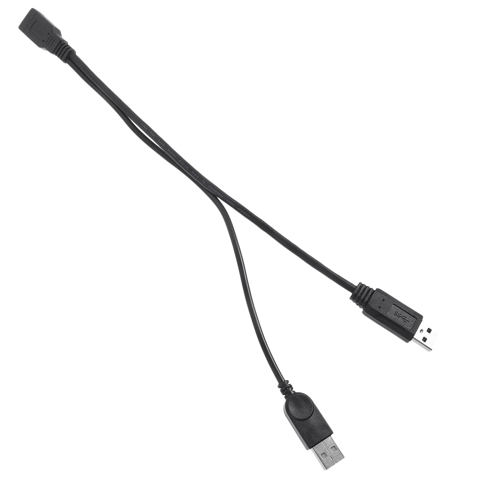 UPOUART USB Male Female Extension Cable Black Portable Hard Drive Data ...