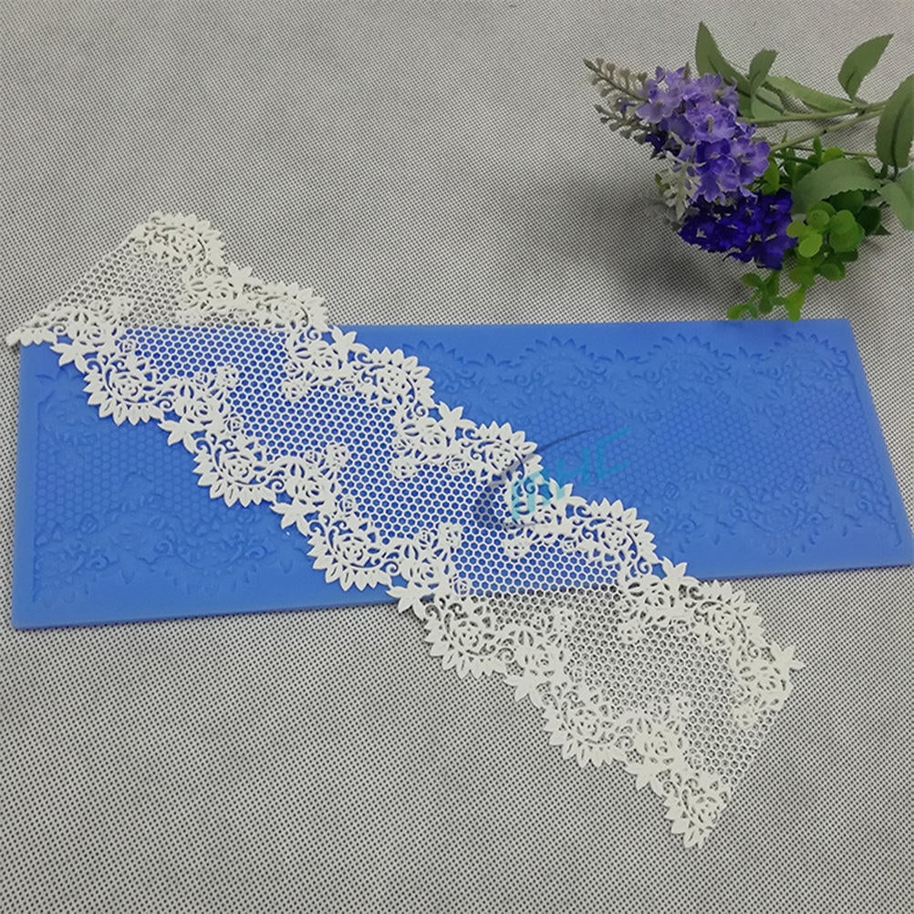 UPOUART Violet Silicone Cake Decorating Tool with Rose Pattern for Easy ...