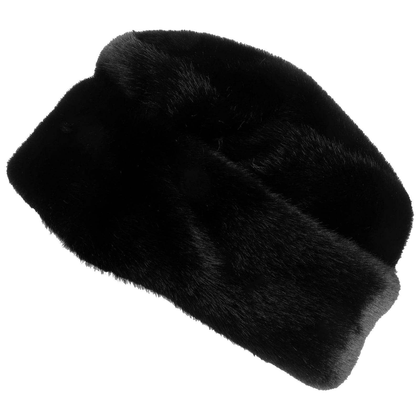 UPOUART Warm Hats Water Black 1Pcs Fuzzy Flat Top Work Outdoor ...