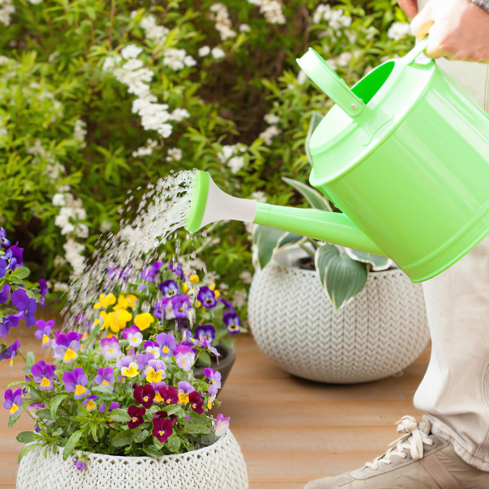 UPOUART Watering Can Spout Replacement Green Plastic Elegant Design 1 ...