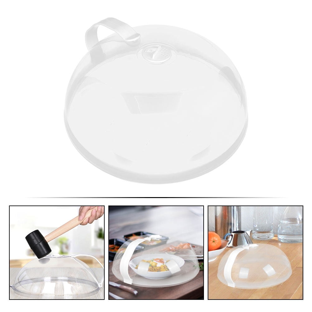 UPOUART White Reusable Splash Proof Microwave Cover 1Pcs Pc Material 10 ...