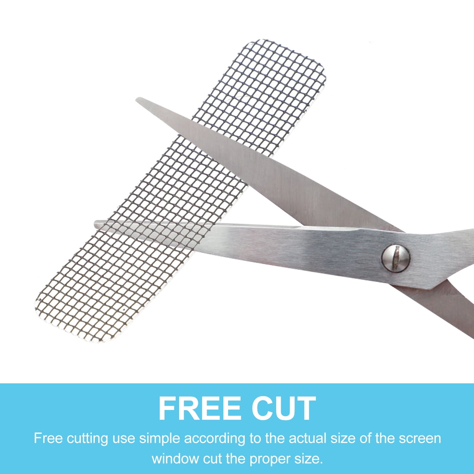 UPOUART Window Screen Tape 25Set Black Rectangular for and Summer ...