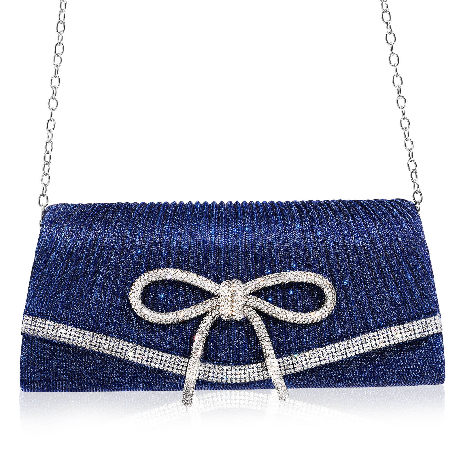 UPOUART rhinestone purse Clutch Purse Compact Size 1 Women Parties ...
