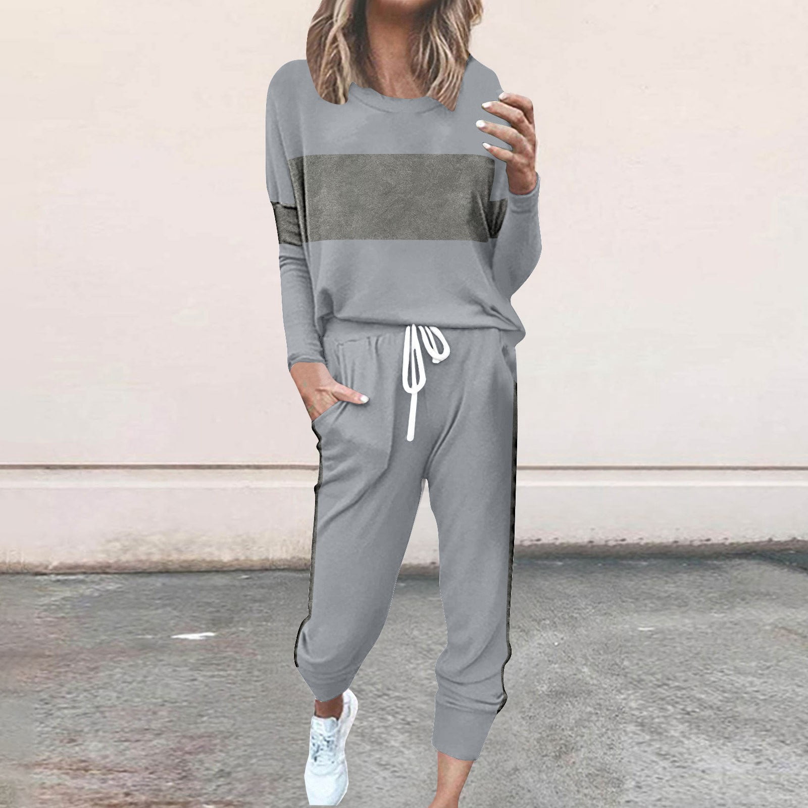 UPPADA 2 Piece Jogger Sets for Women Trendy Lounge Sets with Matching ...