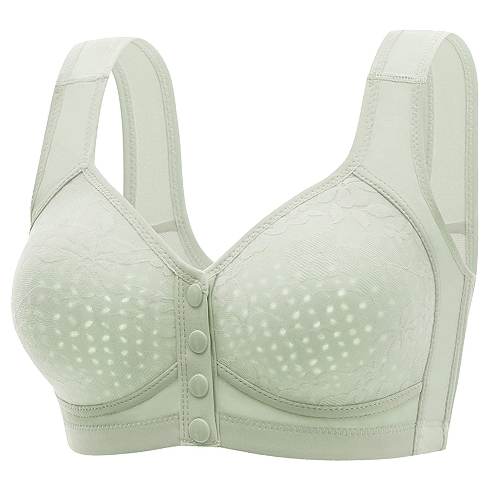 UPPADA Comfy Bras for Women No Underwire Front Closure Comfort Bras ...