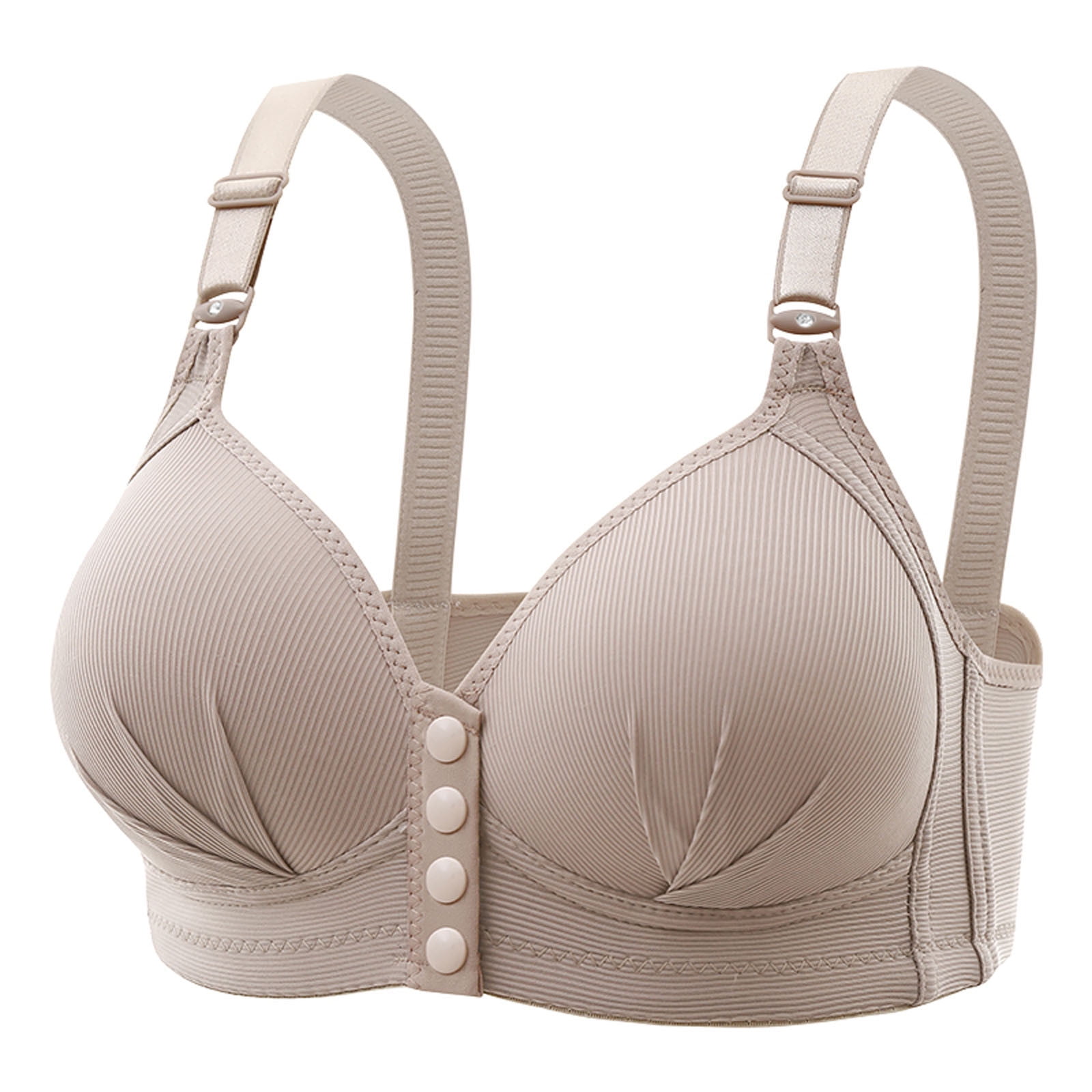 UPPADA Plus Size Front Button Bras for Women Sports Bras Full Coverage ...