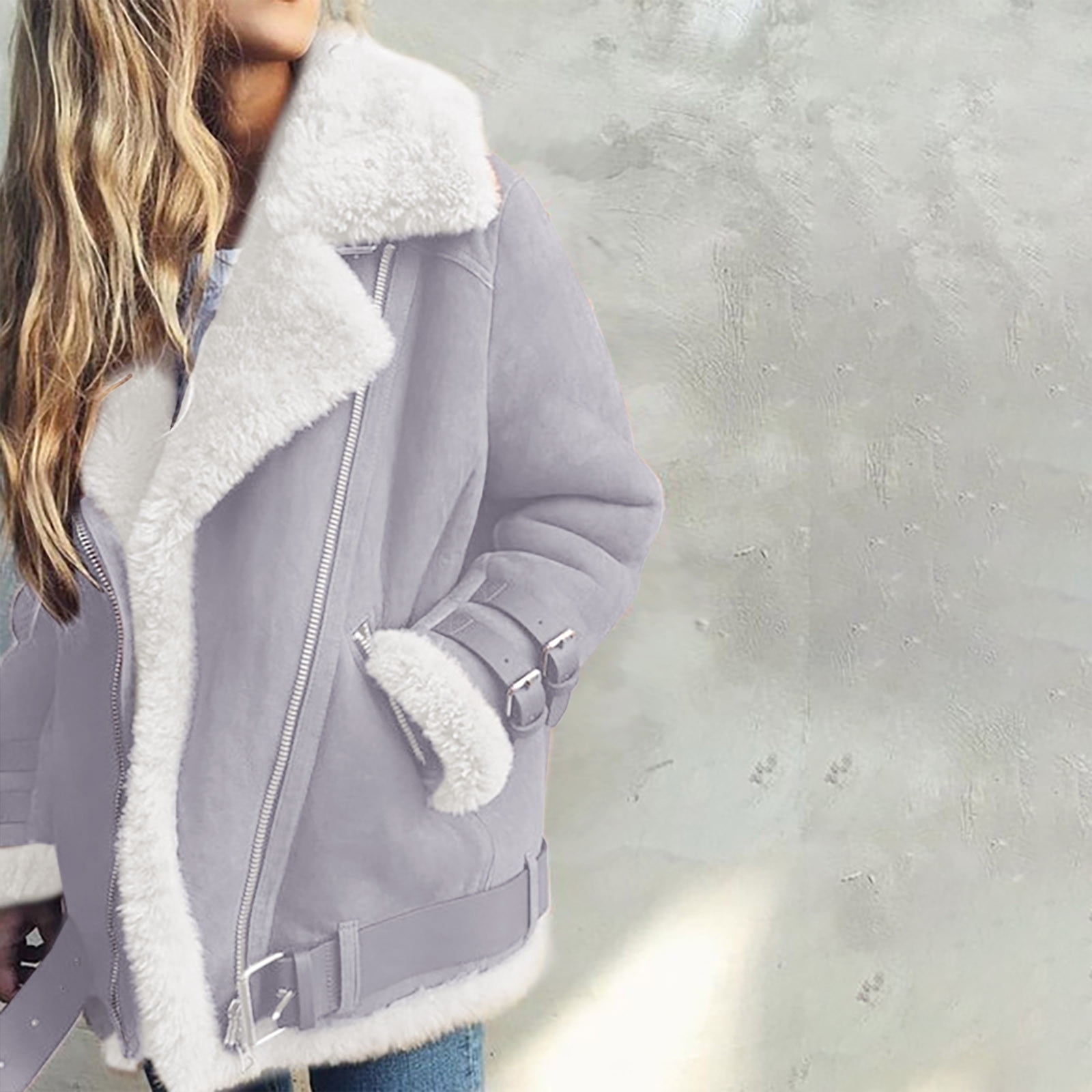 UPPADA Fall Jackets for Women Fashion Hooded Oversized Puffer Coat ...